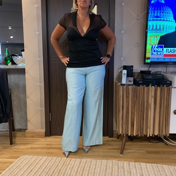 Luca Luca | Pants & Jumpsuits | Luca Luca Silk Palazzo Pants 46 | Poshmark